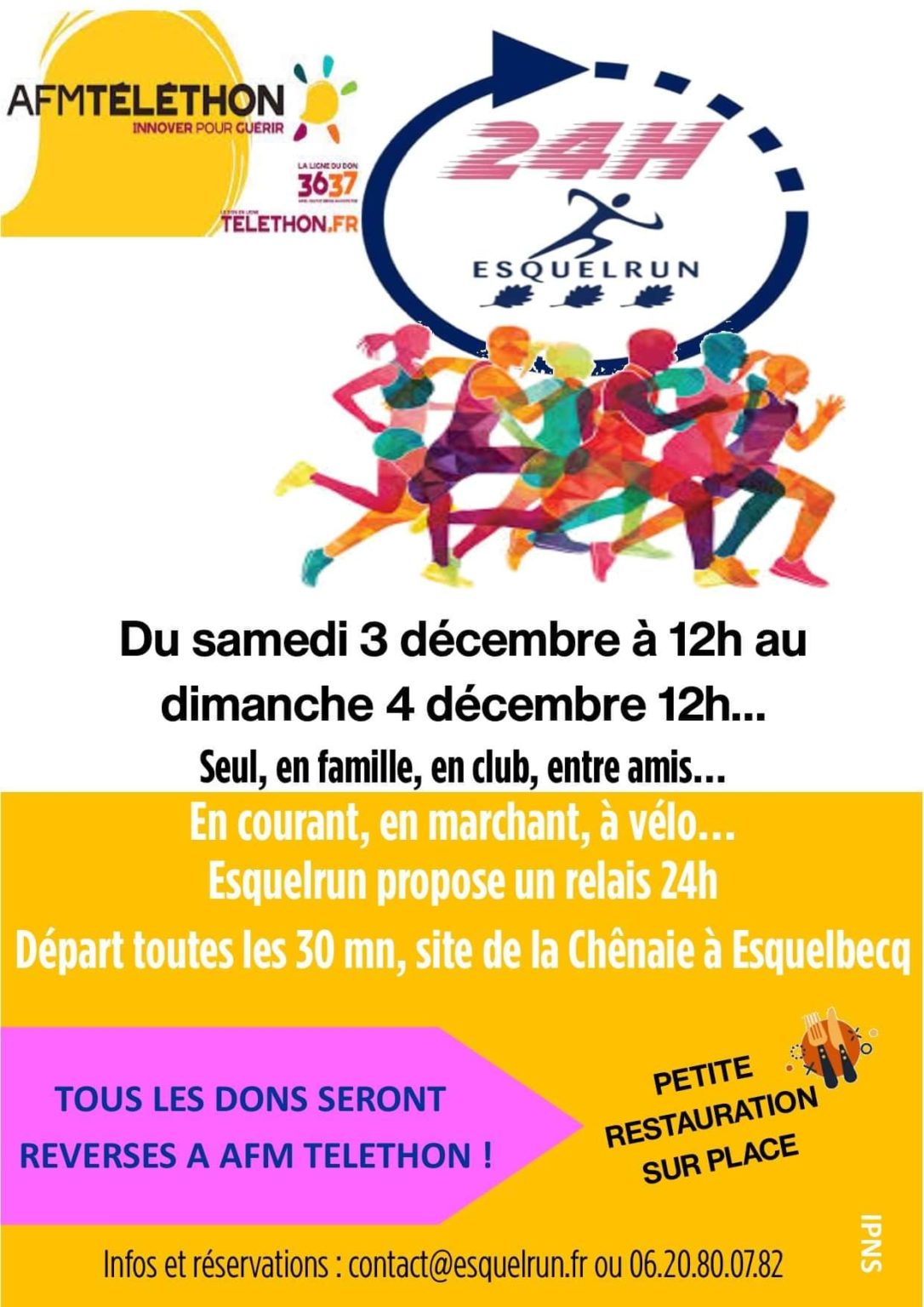 Téléthon 2022 – Relais 24hrs – EsquelRun